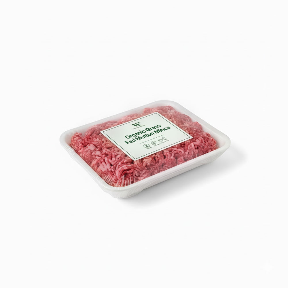 Organic Grass-Fed Mutton Mince – 1 KG – Wellness